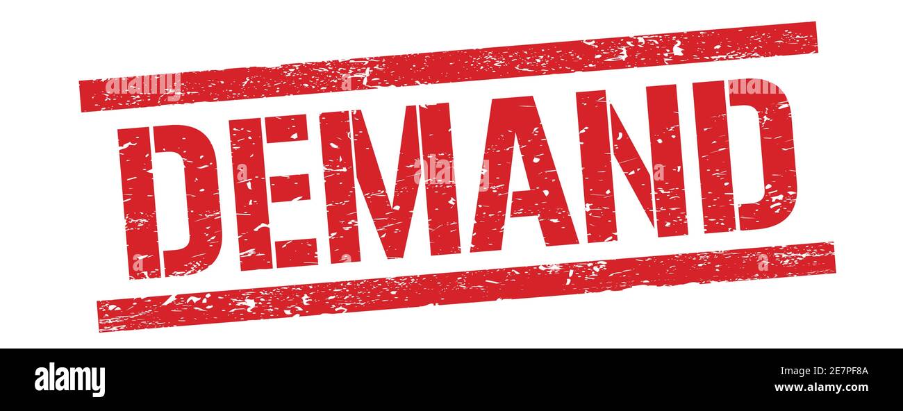 Demand text Cut Out Stock Images & Pictures - Alamy