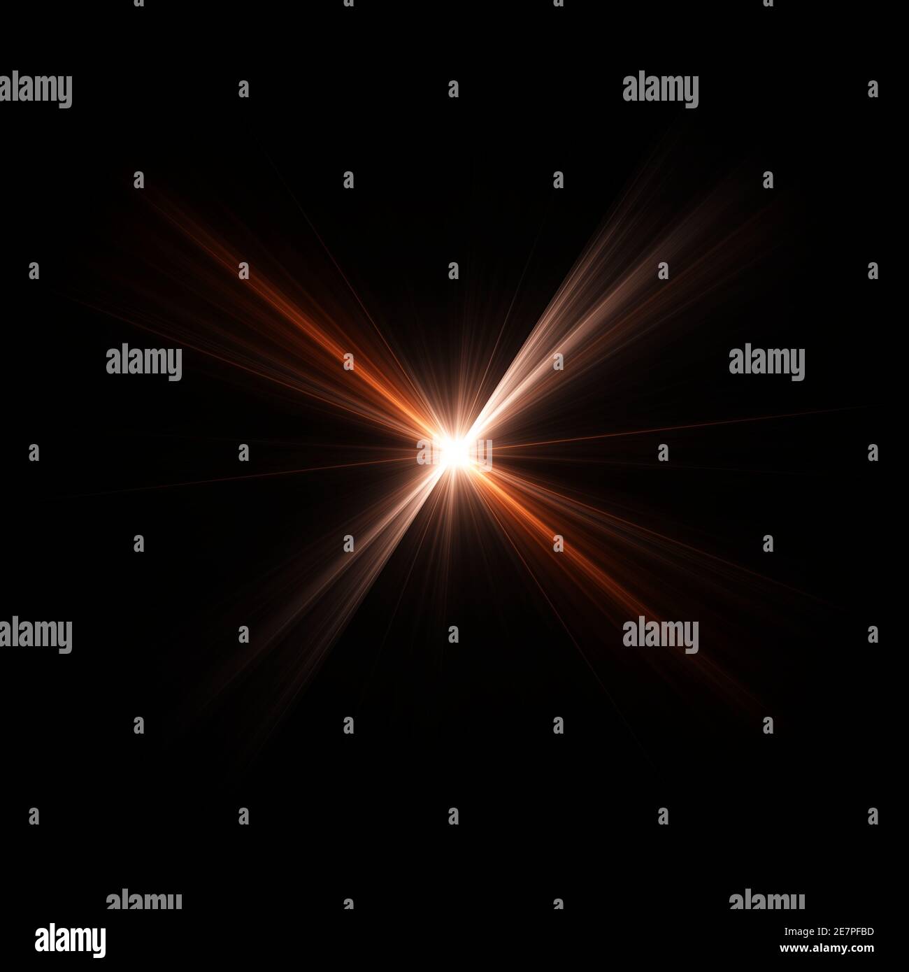 VFX Glow lighting effect star burst, flash energy ray. Creative design ...