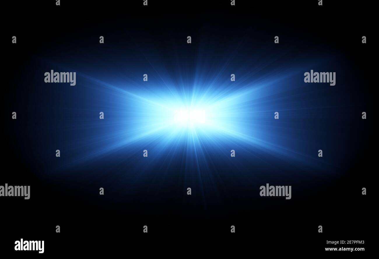 VFX Glow lighting effect star burst, flash energy ray. Creative design ...