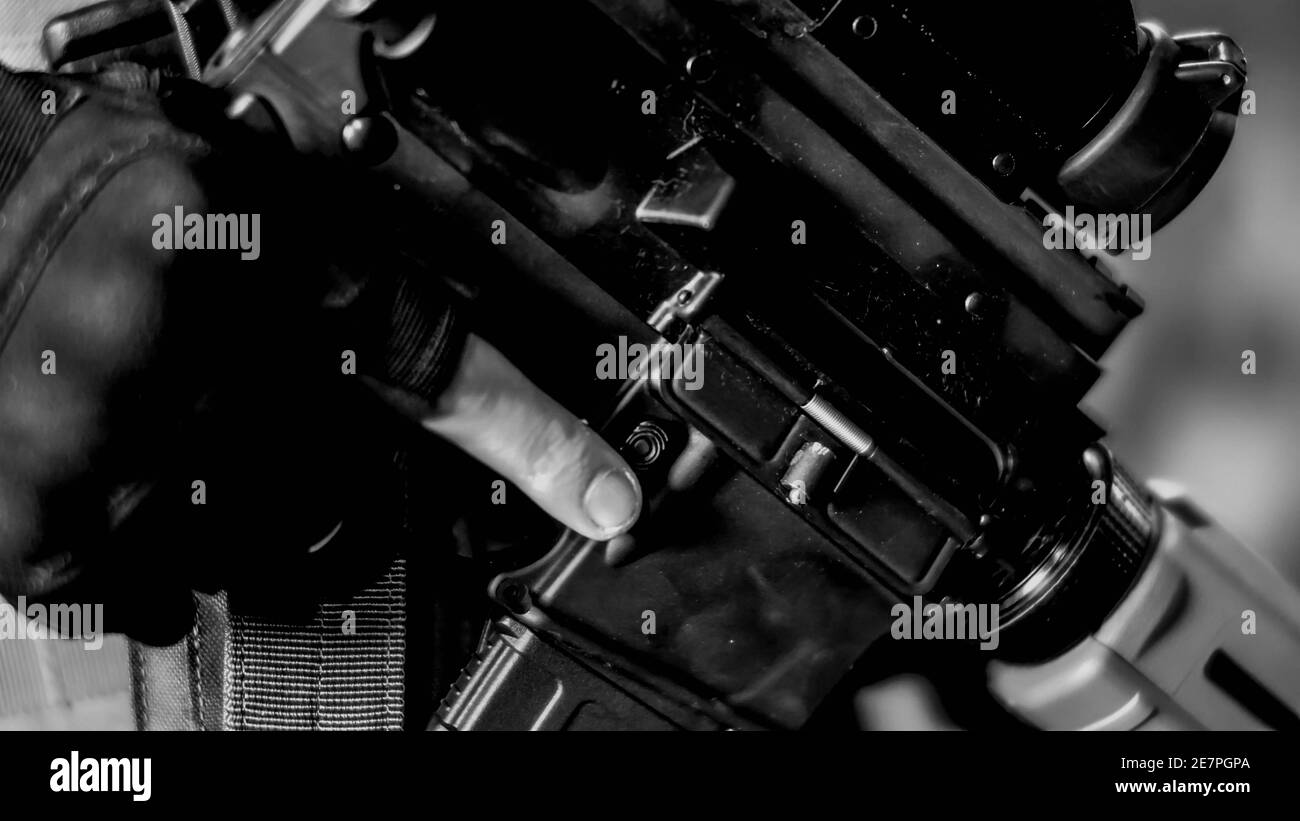 Tactical security training Black and White Stock Photos & Images - Alamy