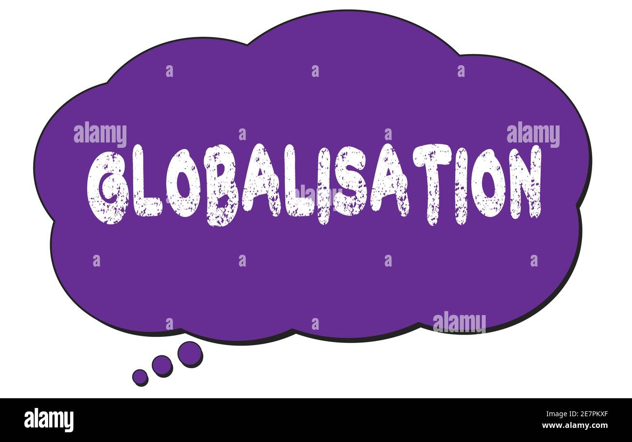 Globalisation stamp Cut Out Stock Images & Pictures - Alamy
