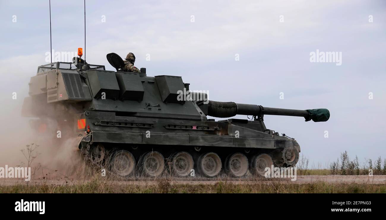 British army military AS90 (AS-90 Braveheart Gun Equipment 155mm L131 ...