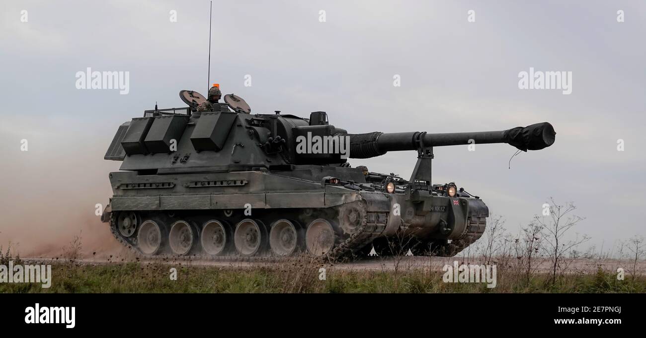 British army military AS90 (AS-90 Braveheart Gun Equipment 155mm L131 ...