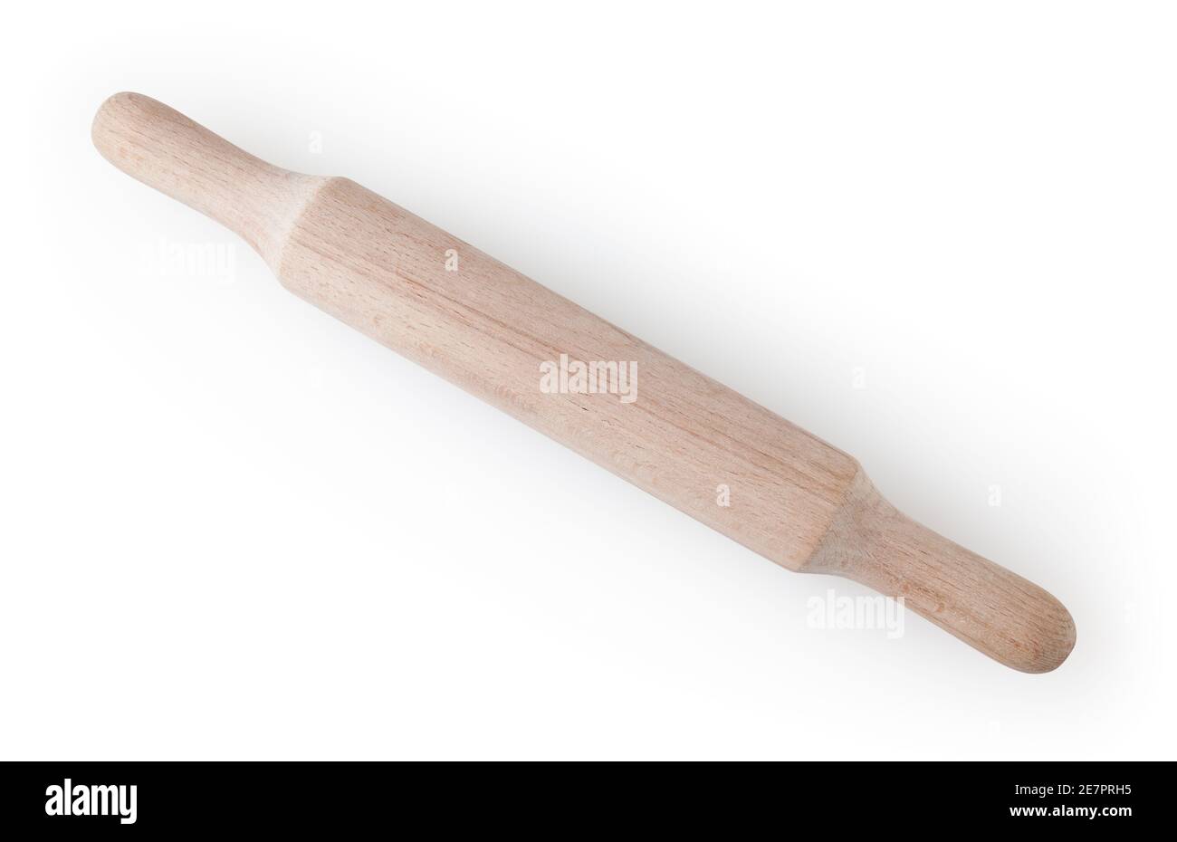 Wooden rolling pin isolated on white background with clipping path ... Wooden rolling pin isolated on white background with clipping path ...