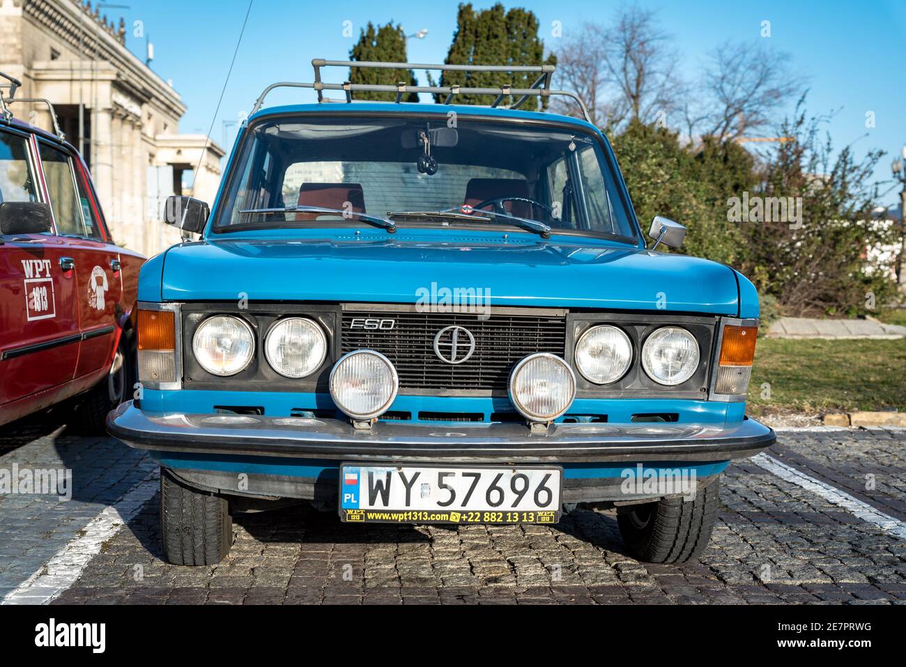 Warsaw, Poland - February 08, 2020: Fiat 125p i126p classic car ...