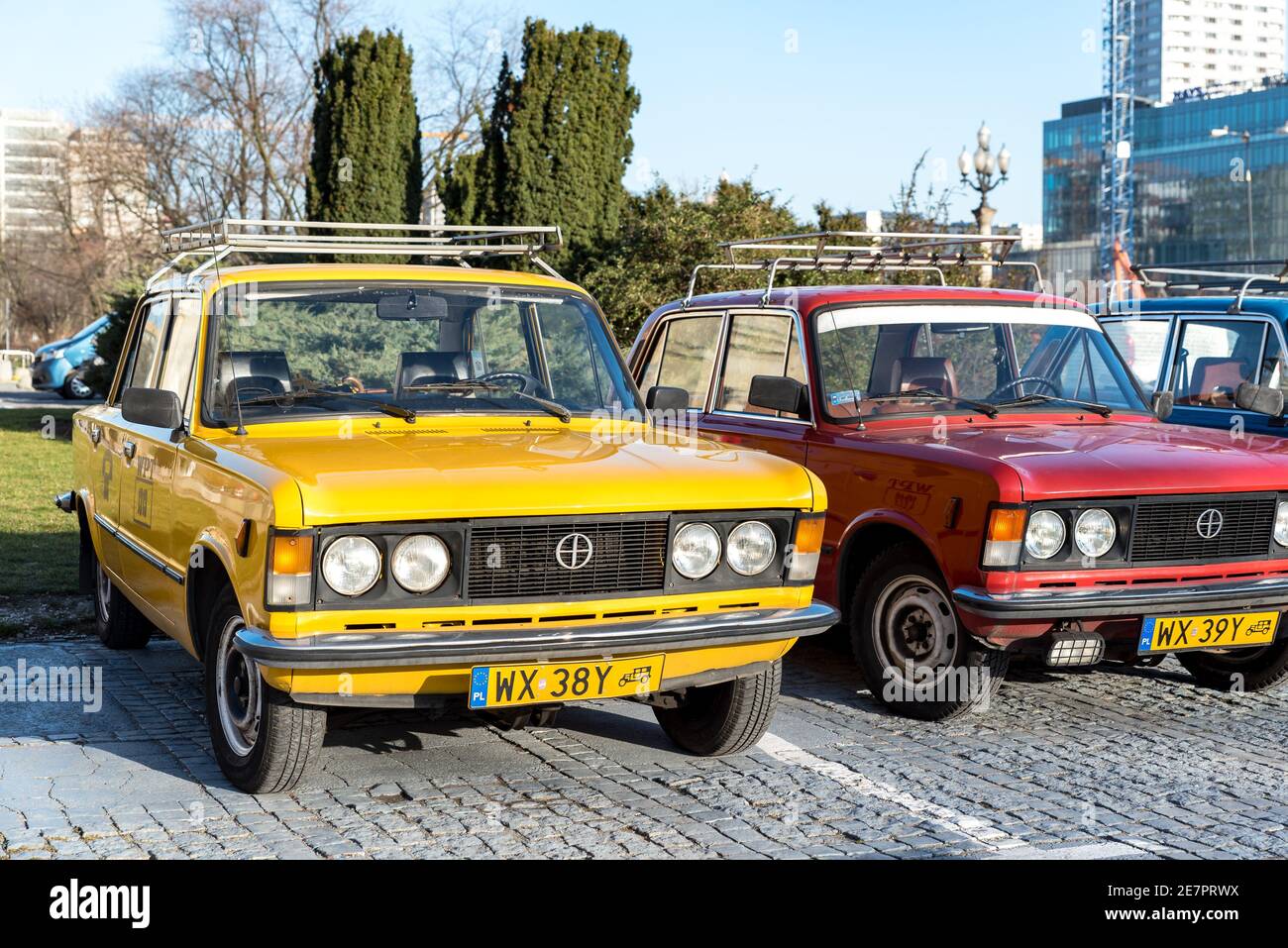 Warsaw, Poland - February 08, 2020: Fiat 125p i126p classic car ...