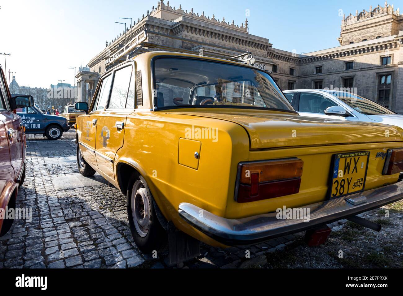 Warsaw, Poland - February 08, 2020: Fiat 125p i126p classic car ...