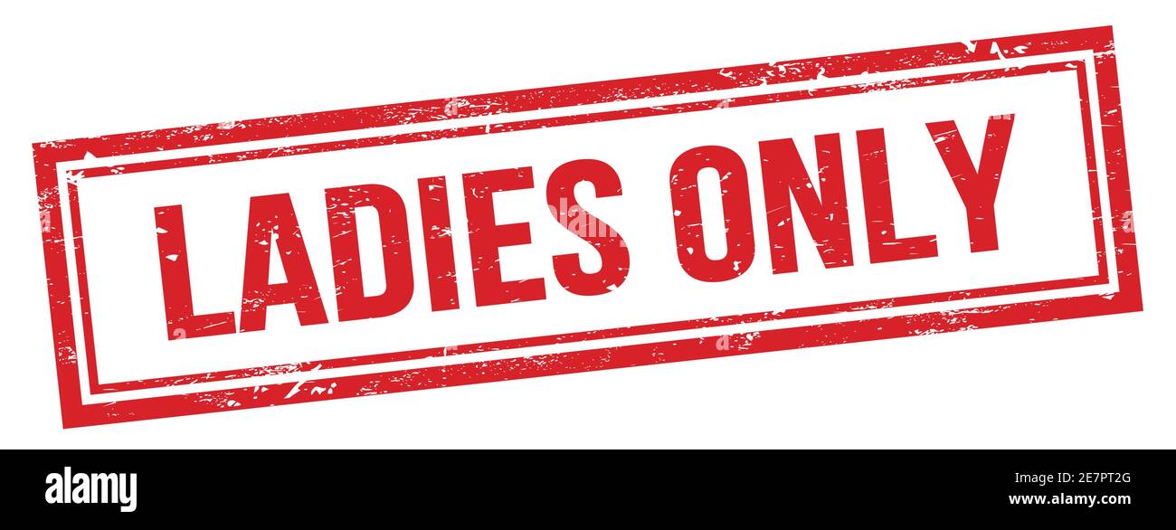 Ladies only stamp hi-res stock photography and images - Alamy