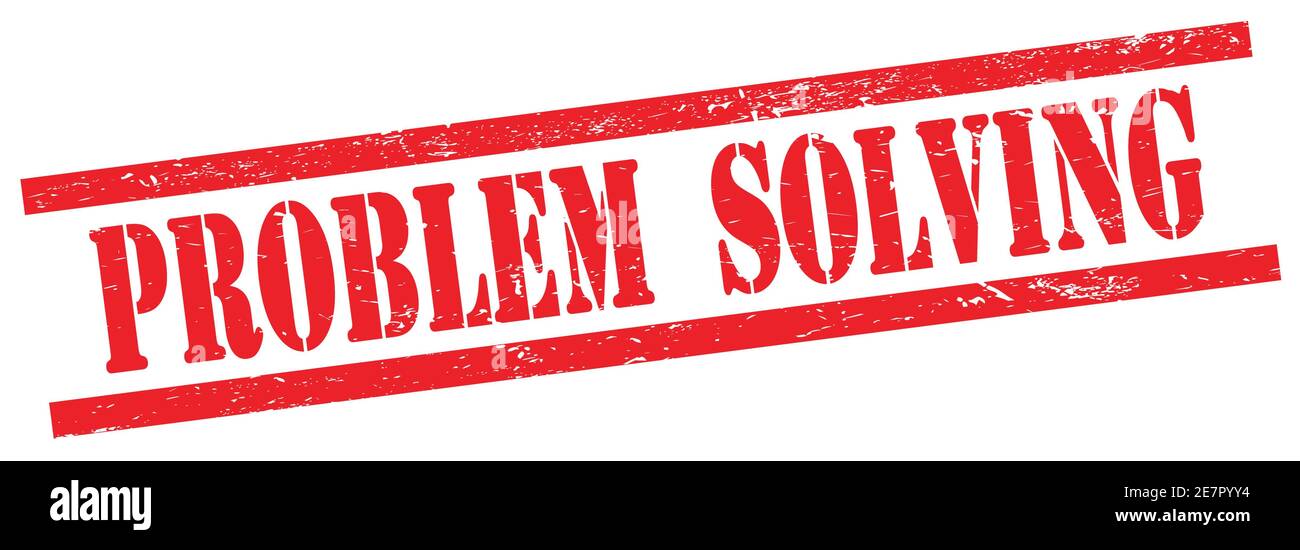 Problem solving stamp hi-res stock photography and images - Alamy