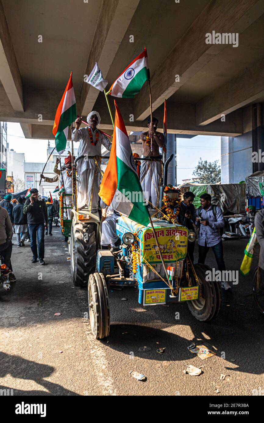Bjp flag india hi-res stock photography and images - Alamy
