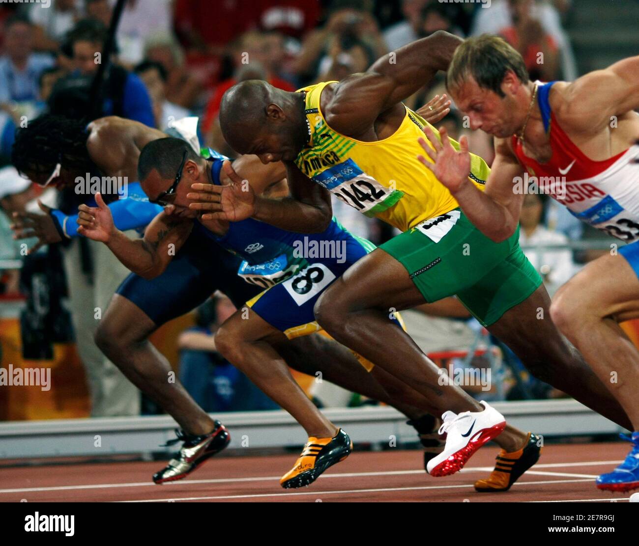 Asafa powell start hi-res stock photography and images - Alamy