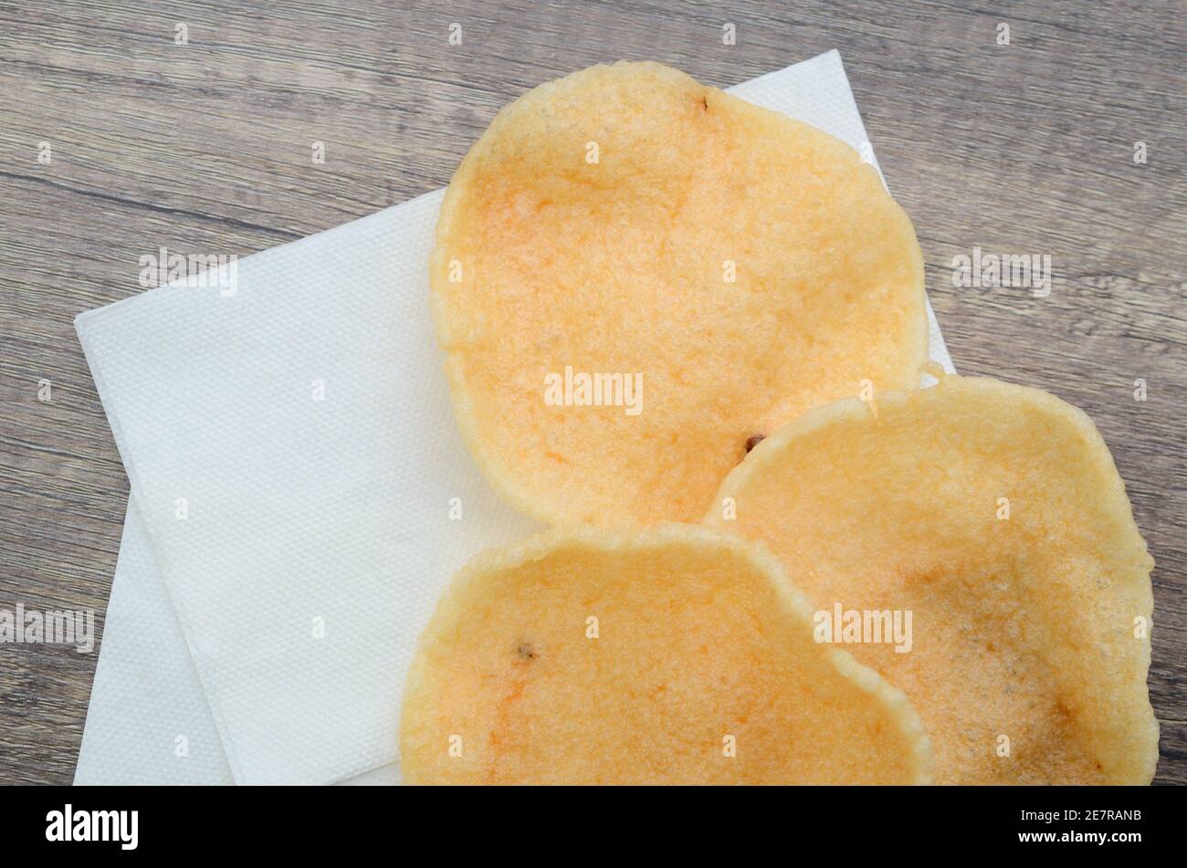 prawn crackers snack food Stock Photo - Alamy