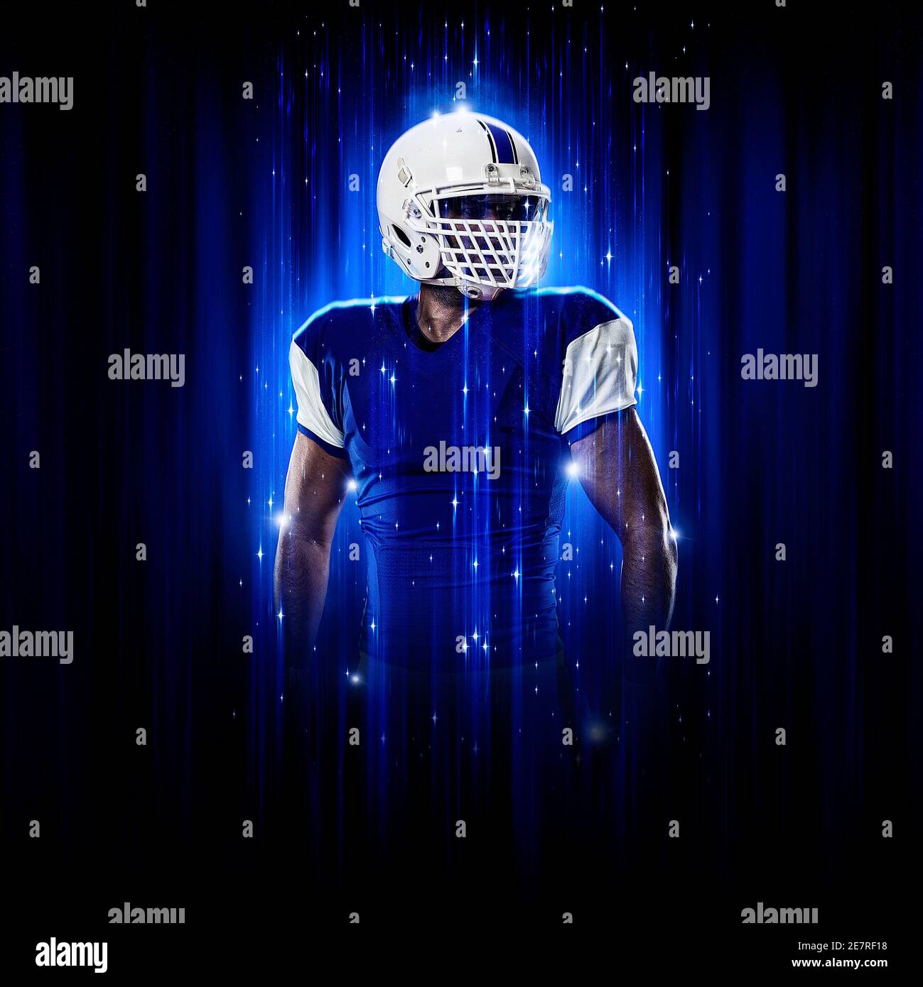 Competitive helmet player pose sport uniform hi-res stock photography ...