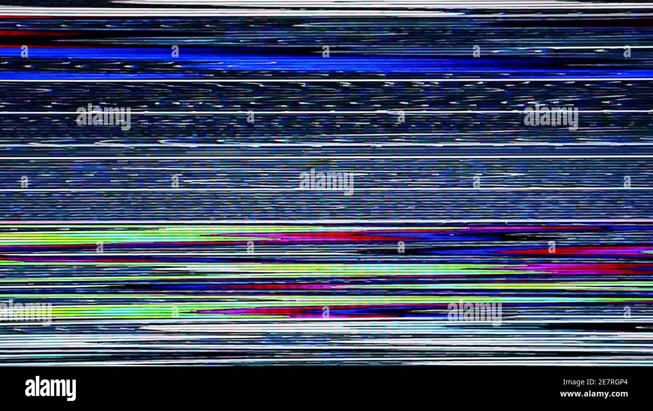 TV Static Noise Glitch Effect – Original Photo from a vintage ...