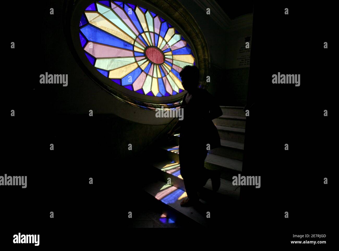Cuba havana stained glass in window hi-res stock photography and images ...