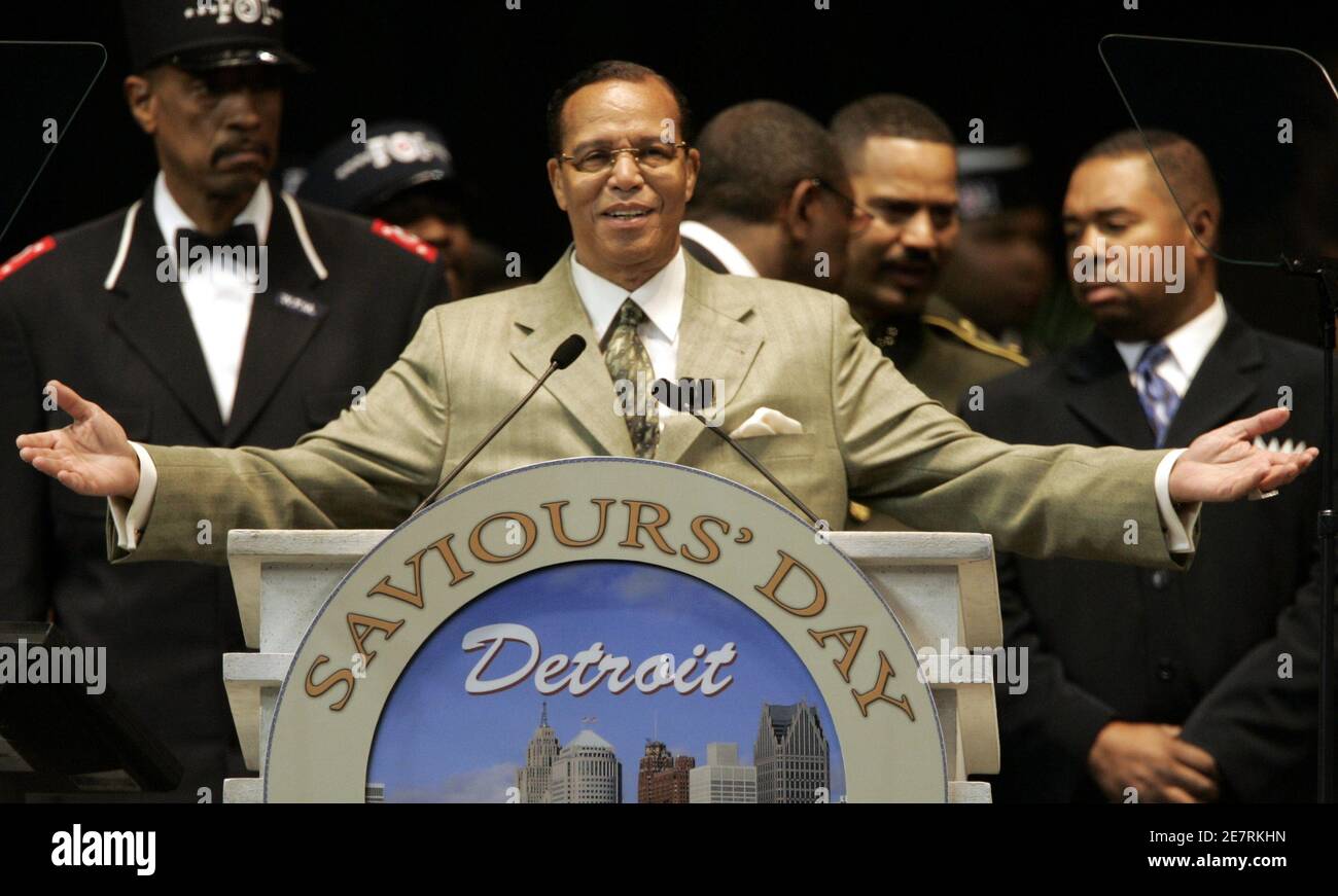 Nation of islam louis hi-res stock photography and images - Alamy