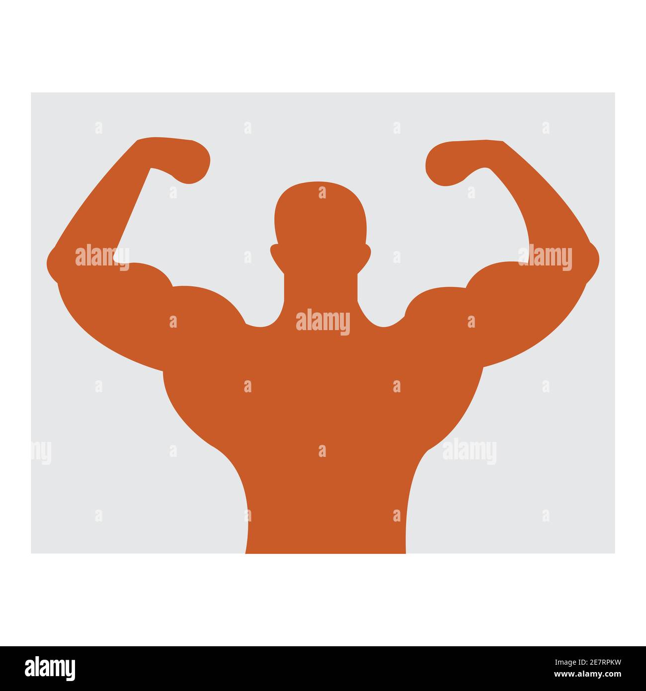 Bodybuilder pose bicep Stock Vector Images - Alamy