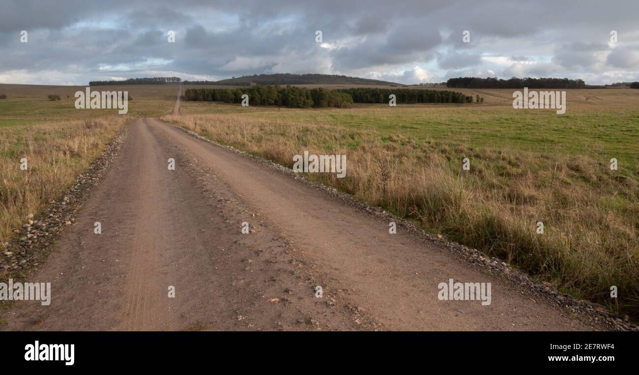 Long track through fields hi-res stock photography and images - Alamy