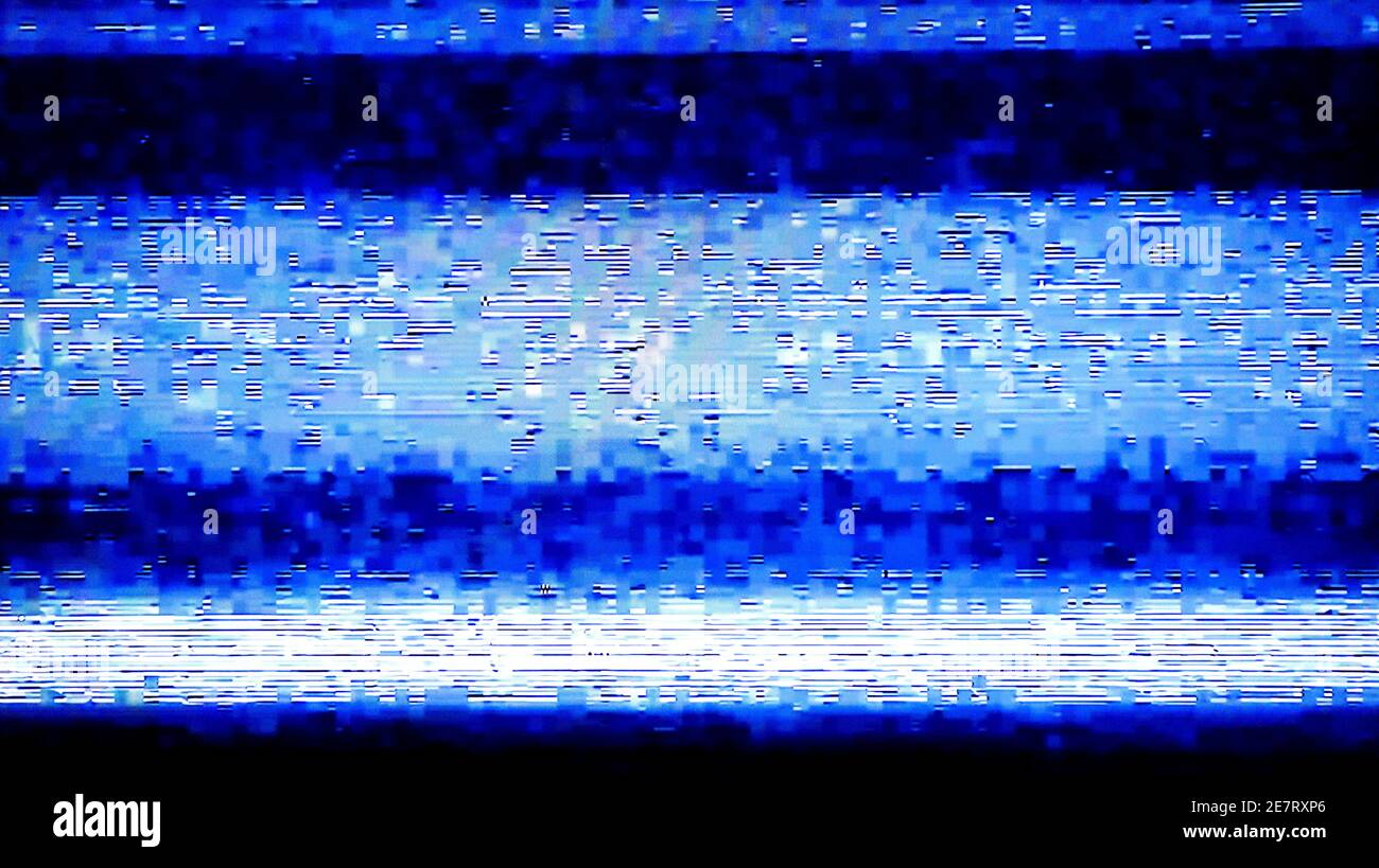 TV Static Noise Glitch Effect – Original Photo from a vintage ...