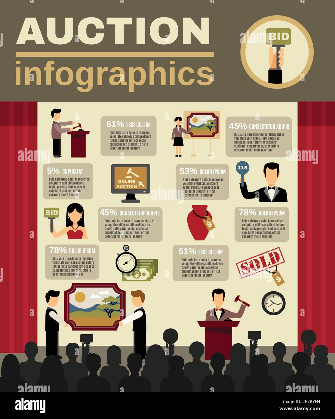Set percentage diagrams infographics Stock Vector Images - Alamy