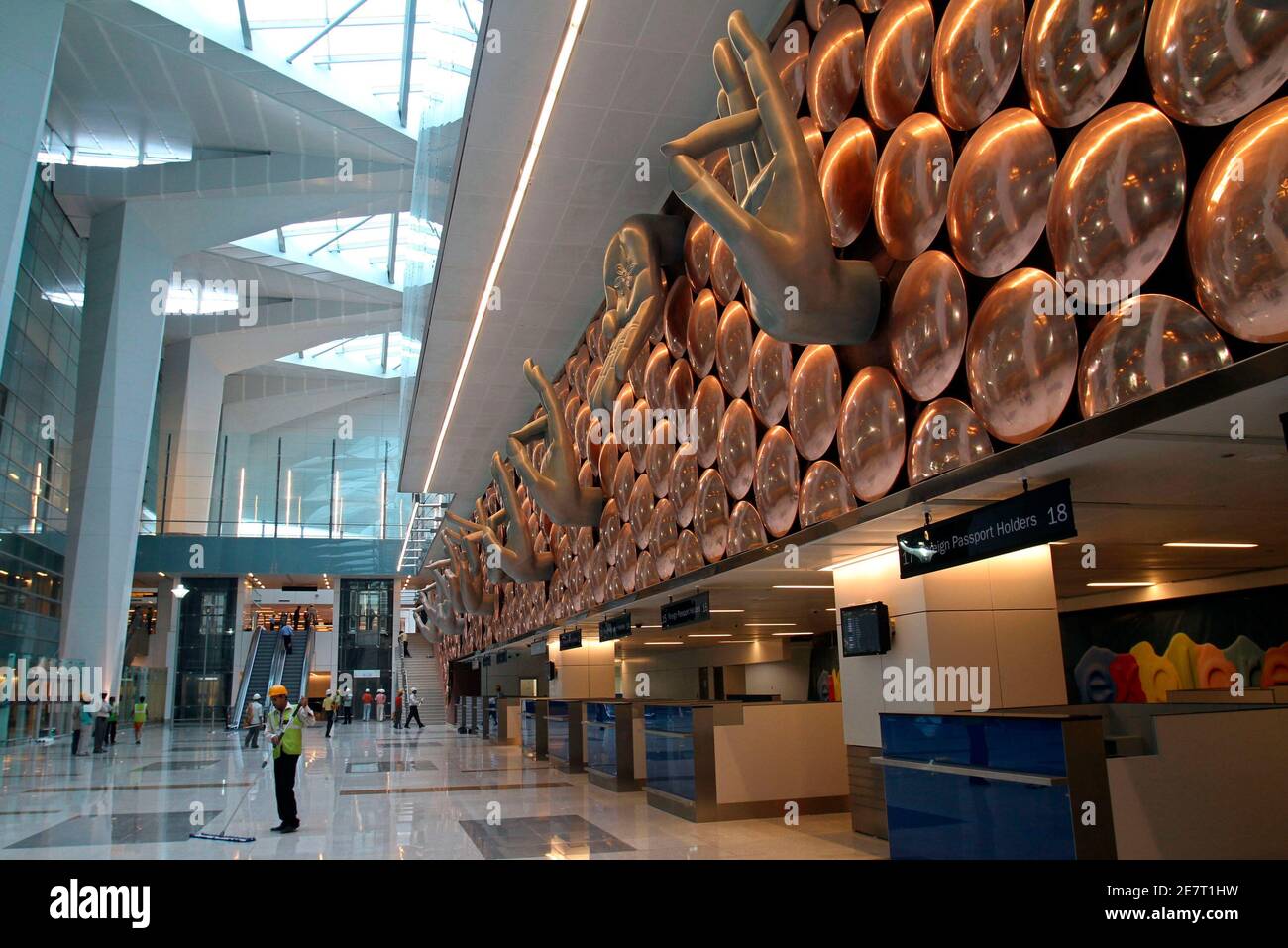 Delhi Airport Terminal 3 High Resolution Stock Photography and Images ...