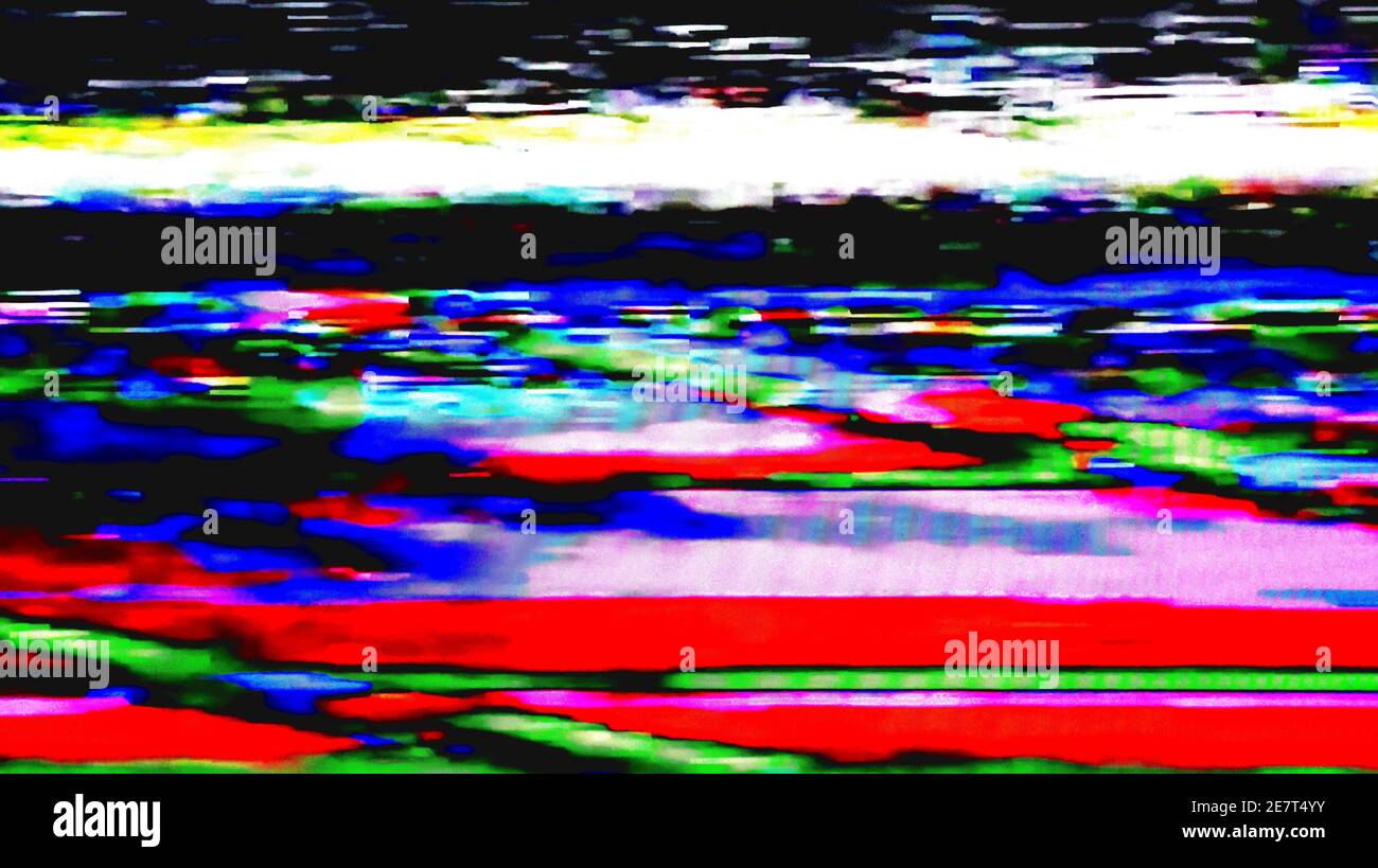 TV Static Noise Glitch Effect – Original Photo from a vintage ...