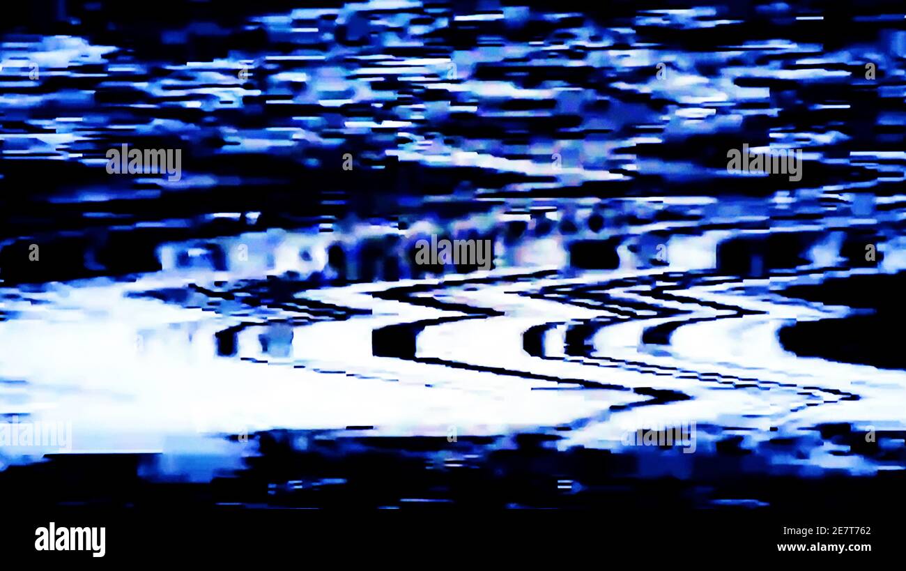 TV Static Noise Glitch Effect – Original Photo from a vintage ...