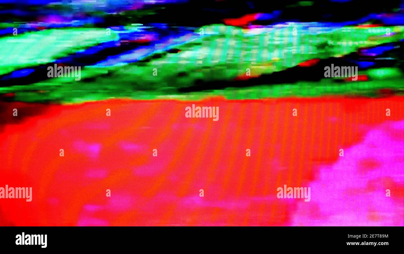 TV Static Noise Glitch Effect – Original Photo from a vintage ...