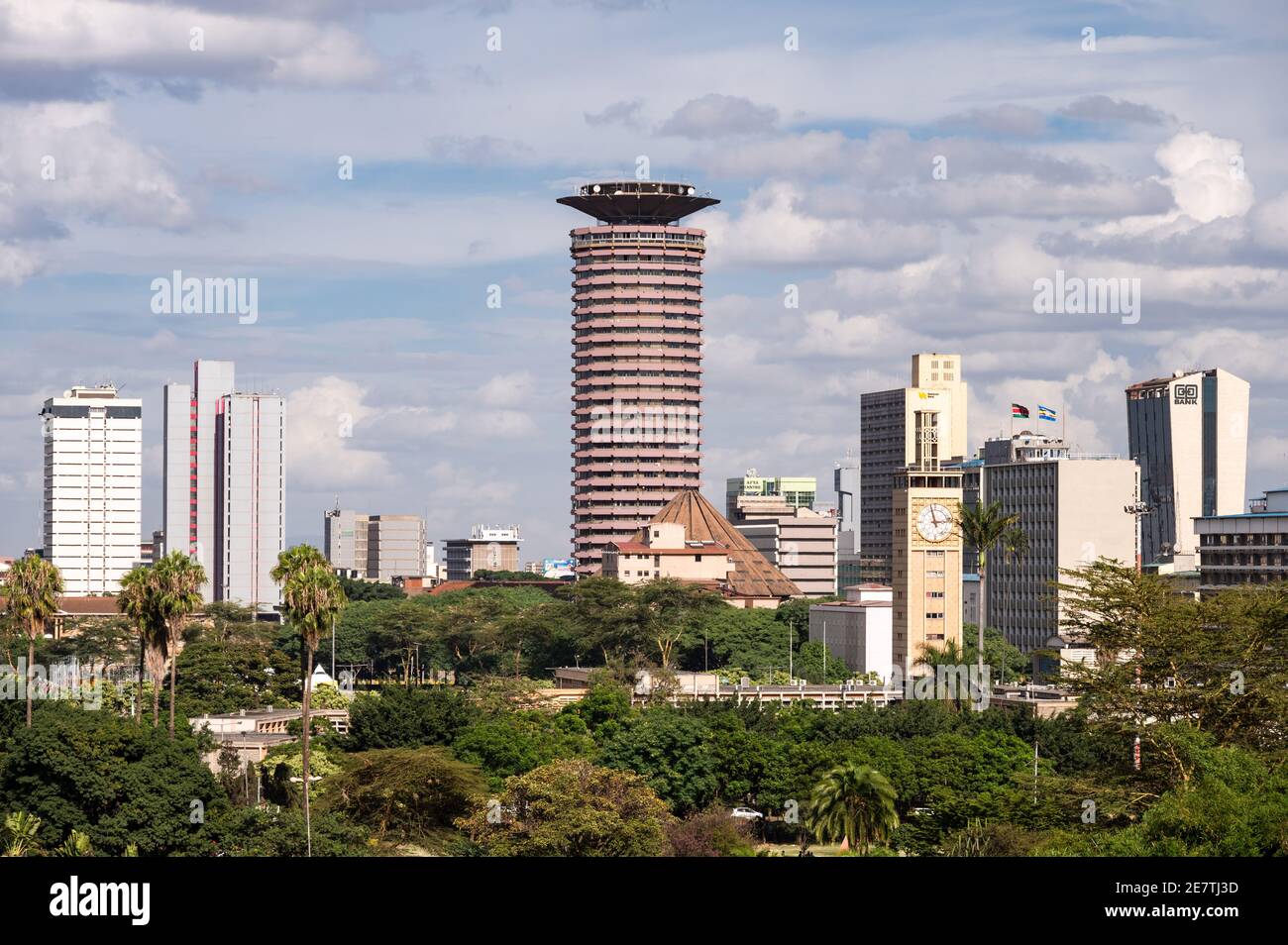 Kenyatta International Conference Centre (KICC) and State House clock ...