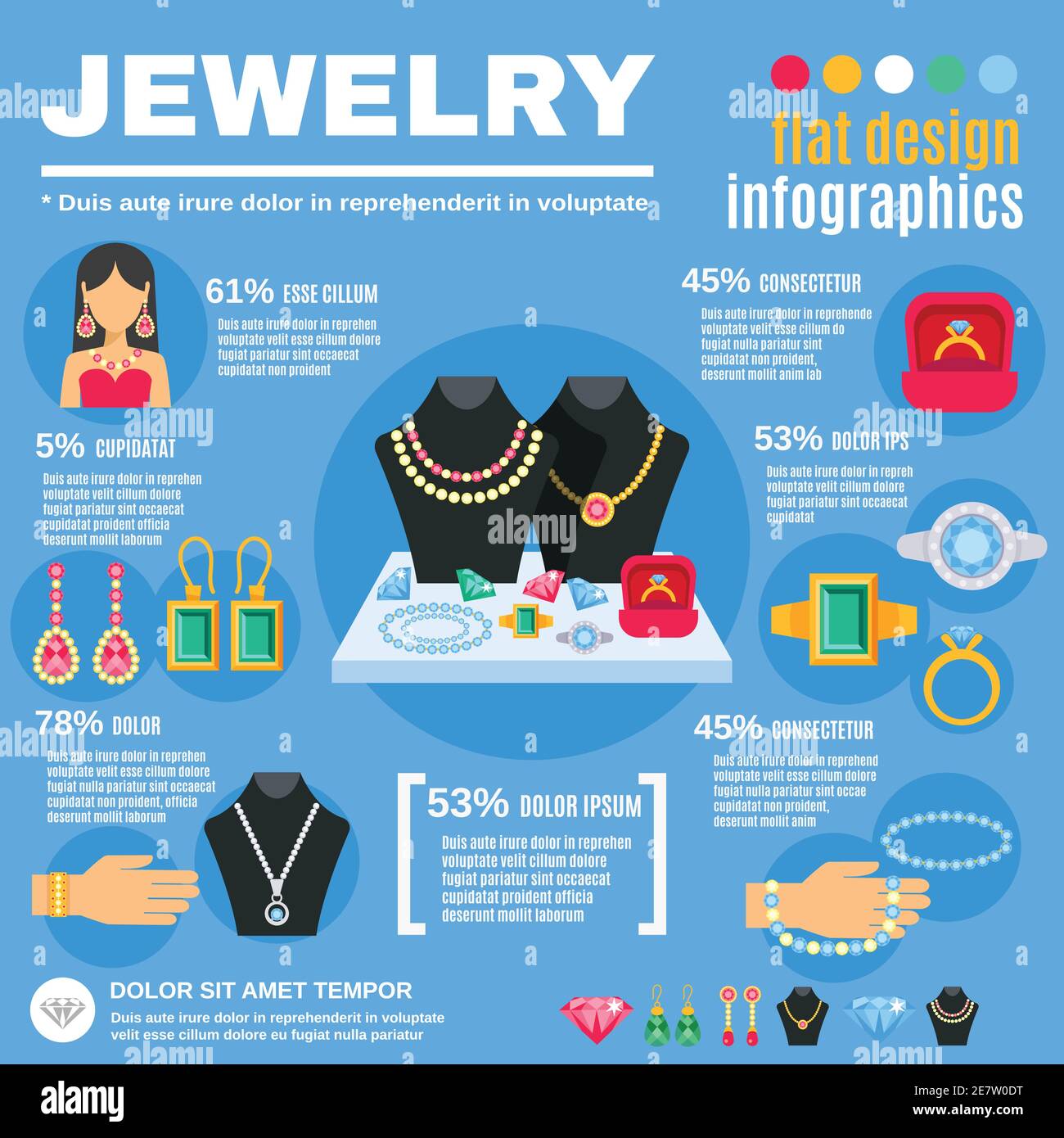 Set percentage diagrams infographics Stock Vector Images - Alamy