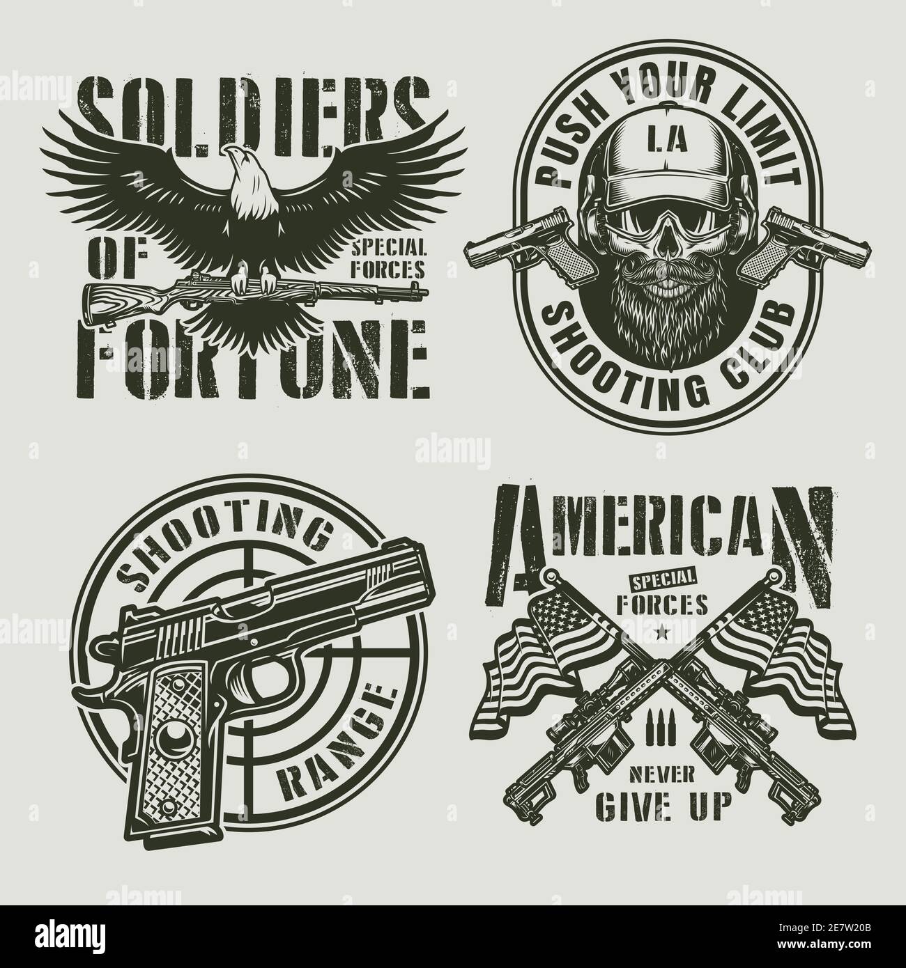 Military Emblem Army Logo Special High Resolution Stock Photography and ...