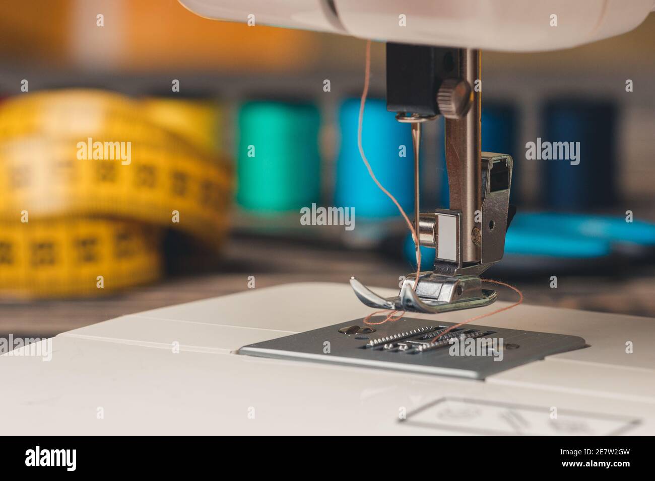 Foot transporter sewing machine hi-res stock photography and images - Alamy