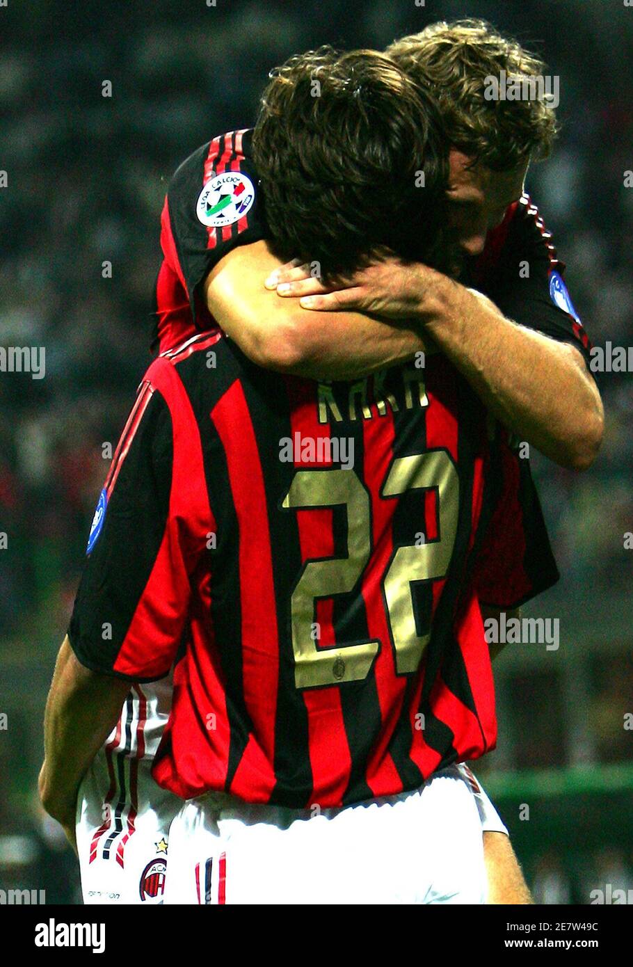 Ac milan shevchenko celebrates team hi-res stock photography and images ...