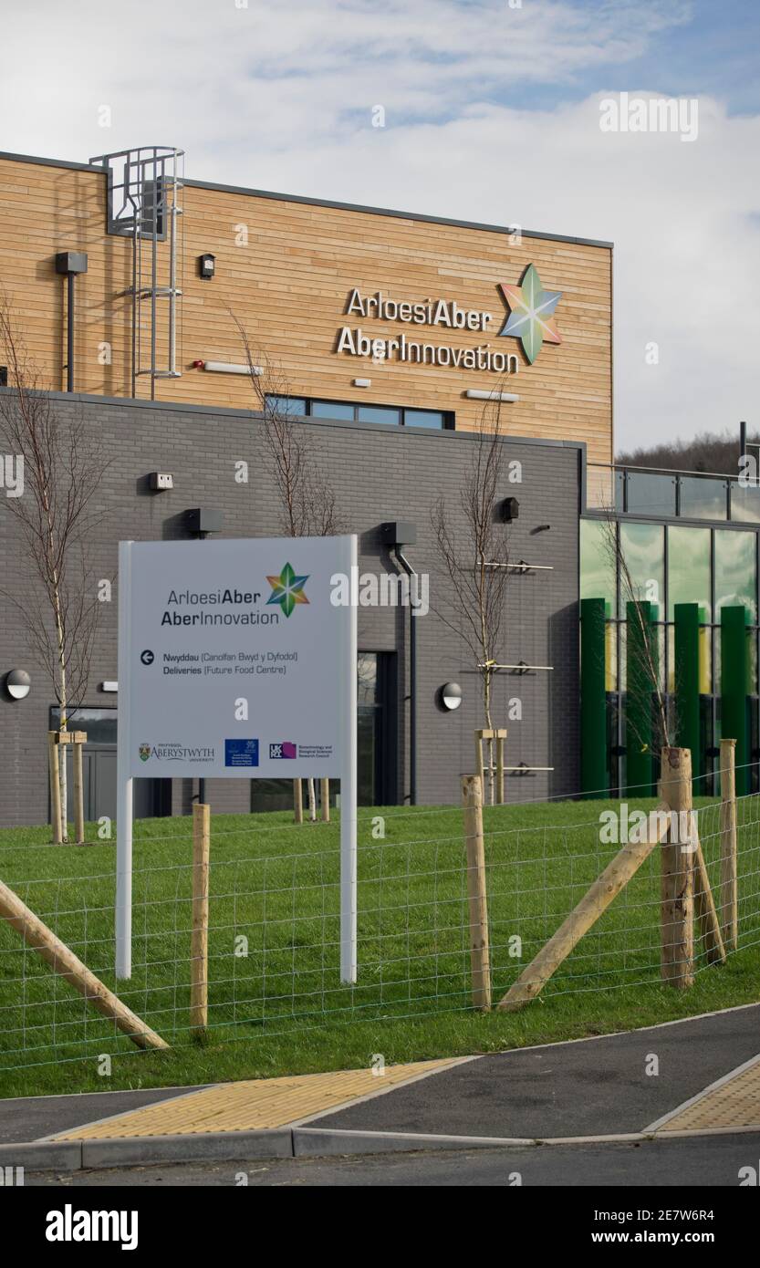 New Aber Inovation biology centre at the campus of Aberystwyth ...