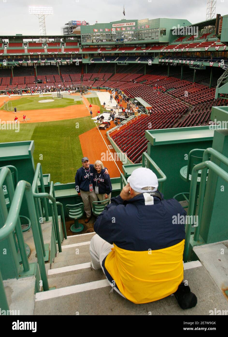 Green monster at fenway park's hi-res stock photography and images - Alamy