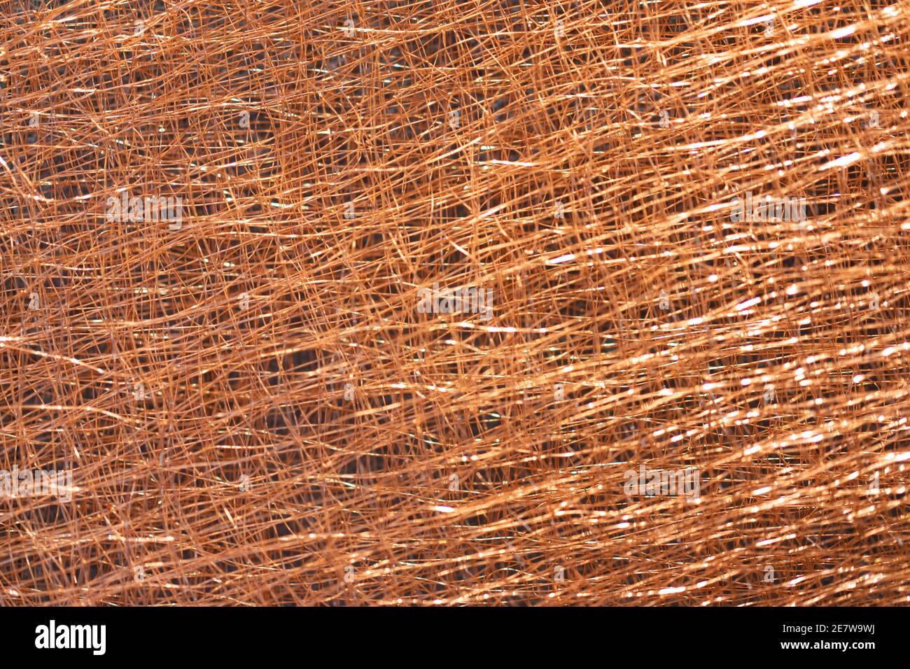 Net random pattern abstract background of Bronze wire Stock Photo - Alamy
