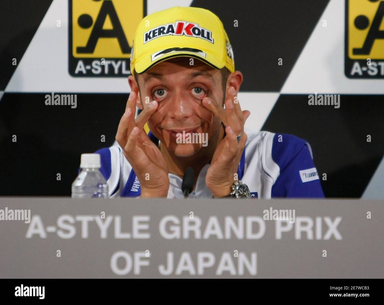 Valentino rossi face hi-res stock photography and images - Alamy