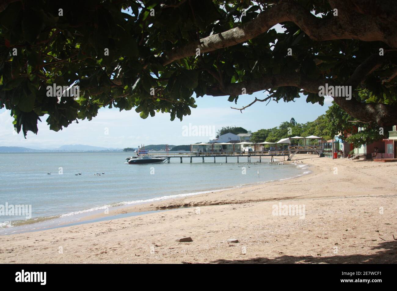Praia do Ribeirão da Ilha - Florianópolis SC Stock Photo - Alamy