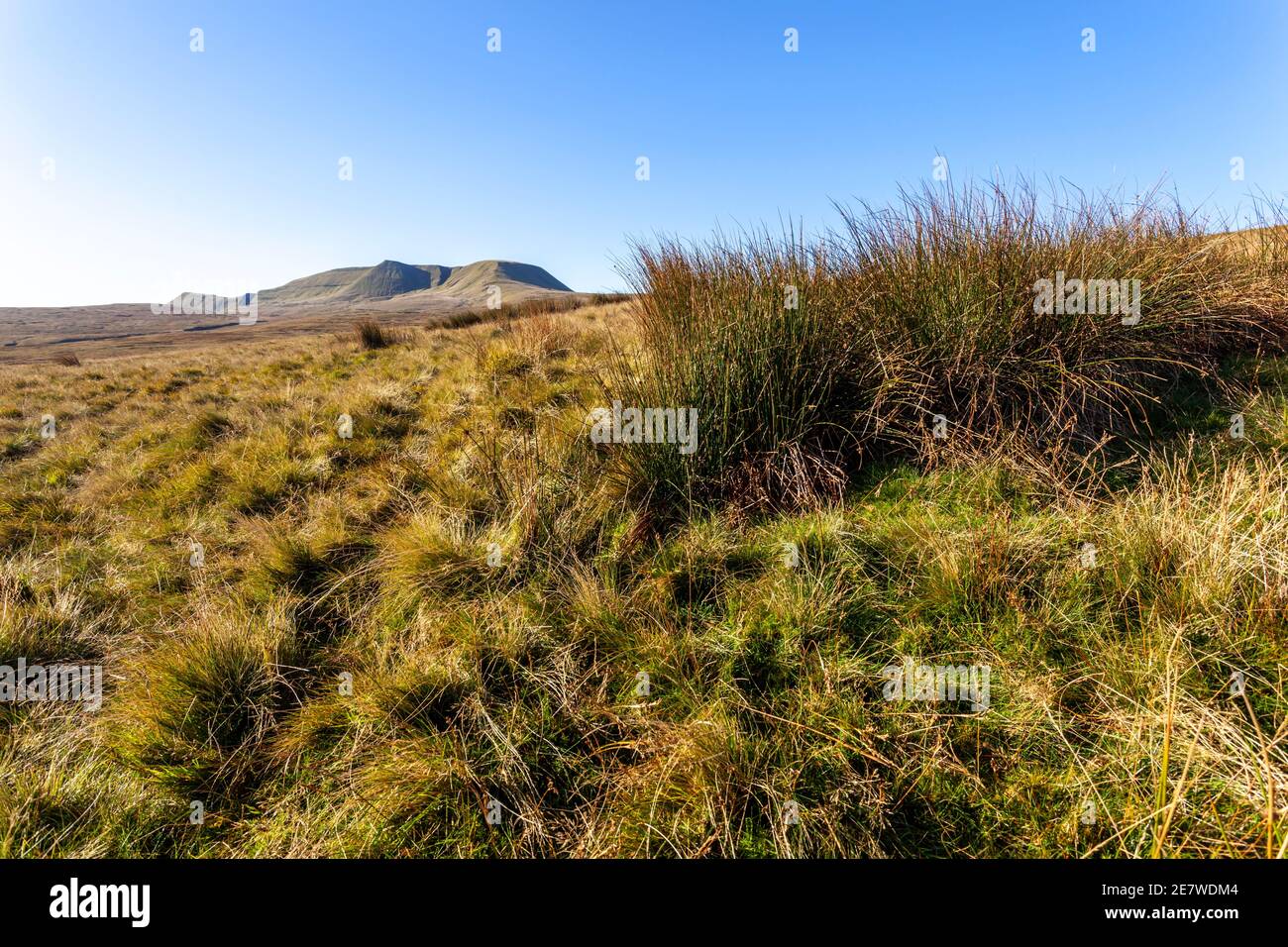 Fan Brycheiniog, one of the mountain ranges in the Brecon Beacons ...
