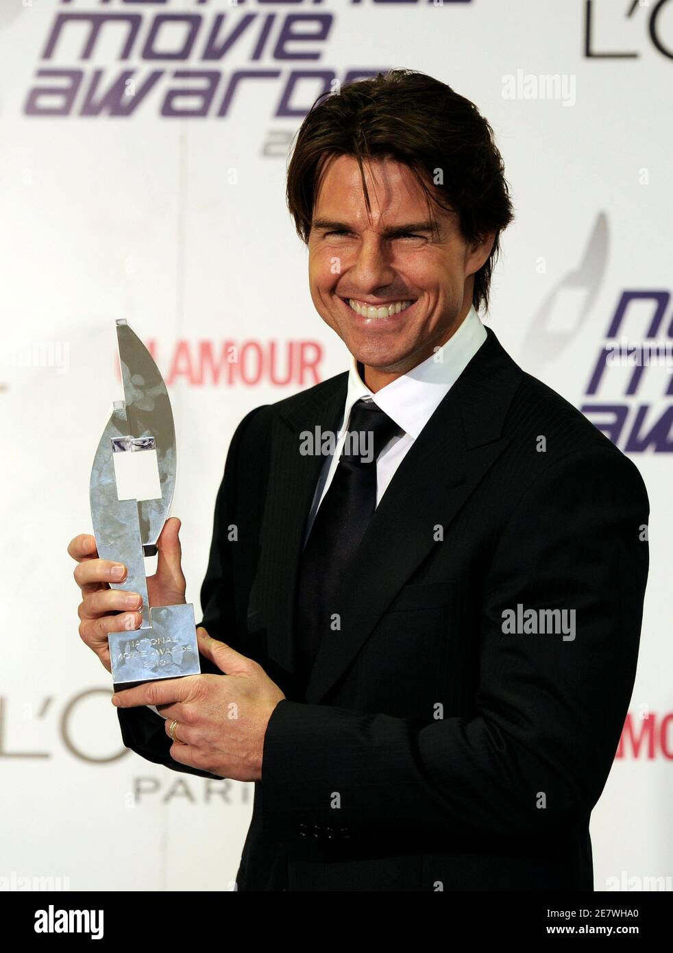 Tom cruise 2010 national movie awards royal festival hall hi-res stock ...