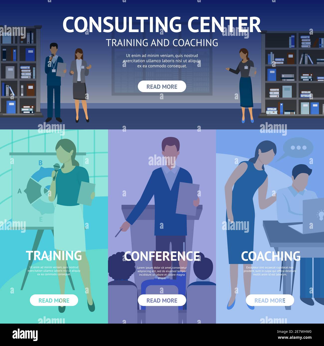 Professional training center Stock Vector Images - Alamy