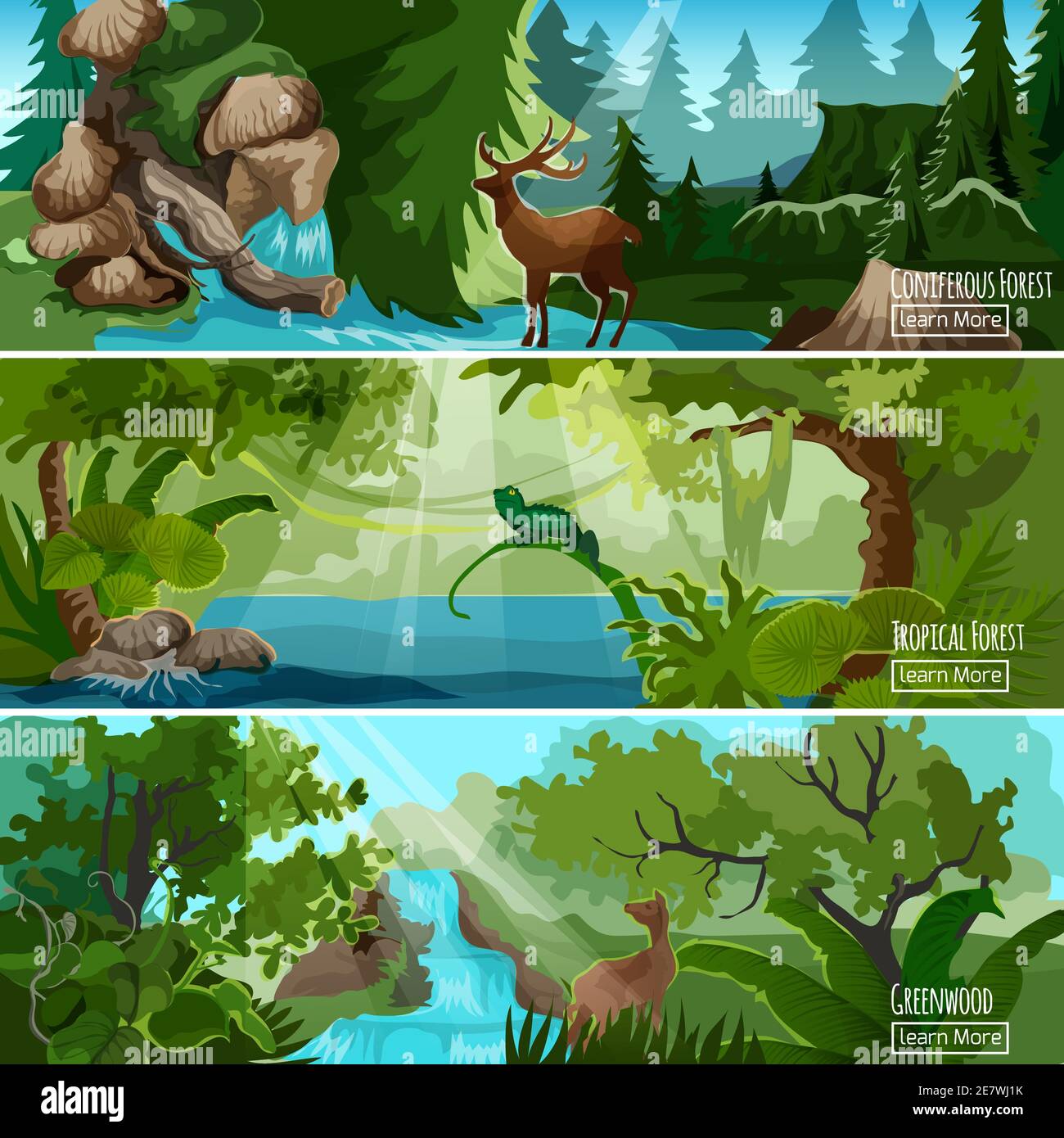 Greenwood river Stock Vector Images - Alamy