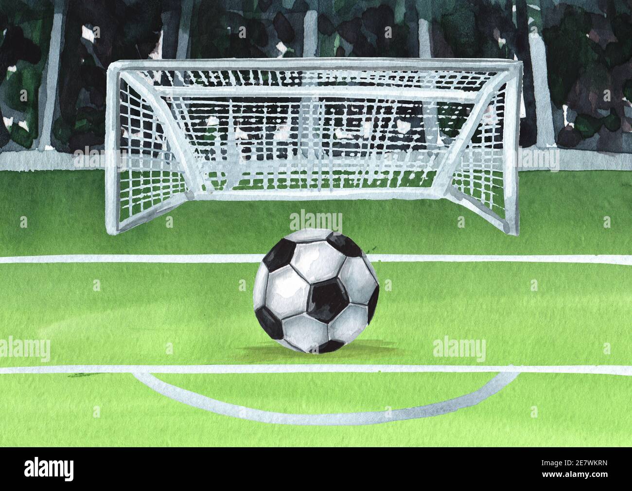 Soccer Field Drawing