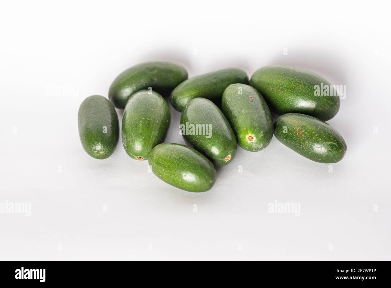 Stoneless mini avocado or cocktail avocado. Cocktail avocado has edible ...