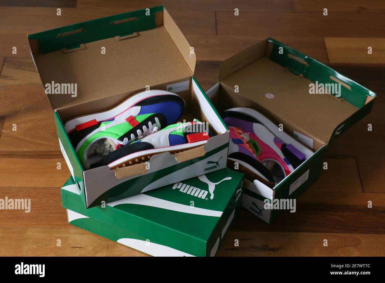Puma boxes hi-res stock photography and images - Alamy