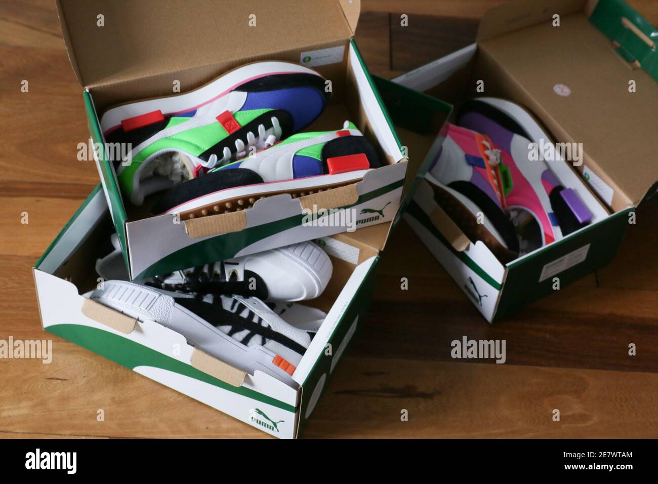 Puma boxes hi-res stock photography and images - Alamy