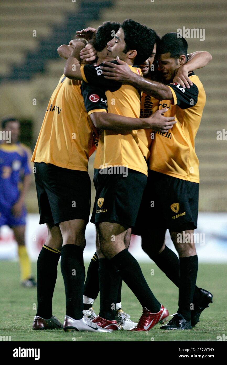 Al Kuwait Players Celebrate Goal High Resolution Stock Photography and ...