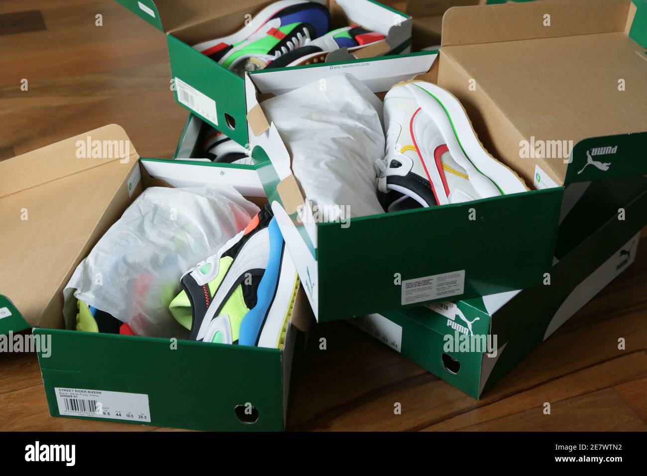 Puma boxes hi-res stock photography and images - Alamy