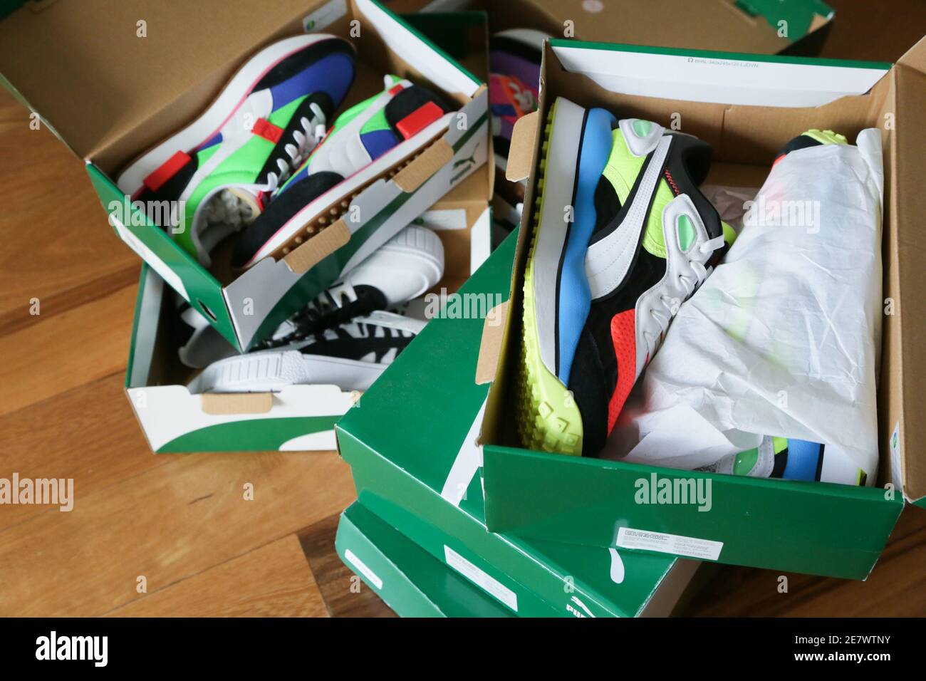 Puma boxes hi-res stock photography and images - Alamy