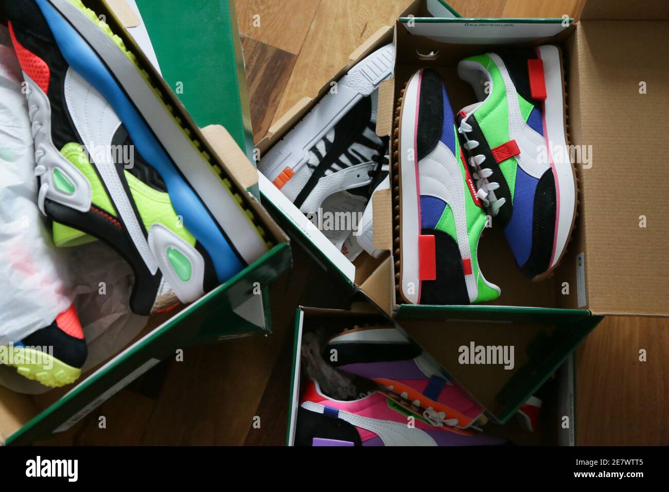 Puma boxes hi-res stock photography and images - Alamy
